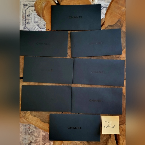 CHANEL | Other | Chanel Envelopes Black For Receipt And Invoiceshipping ...